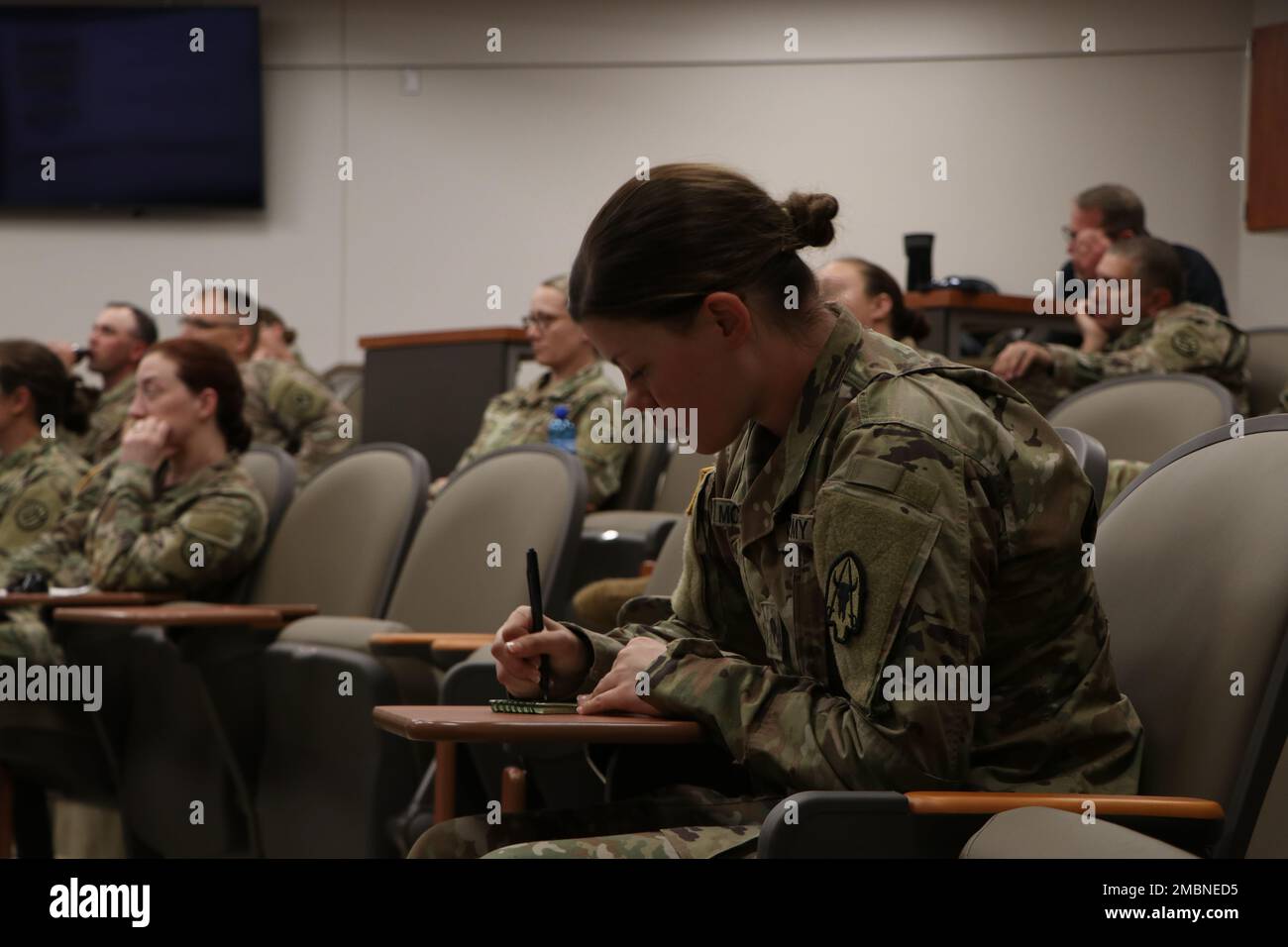 Spc. Emberlee McPherson attached to the 495th Combat Sustainment ...