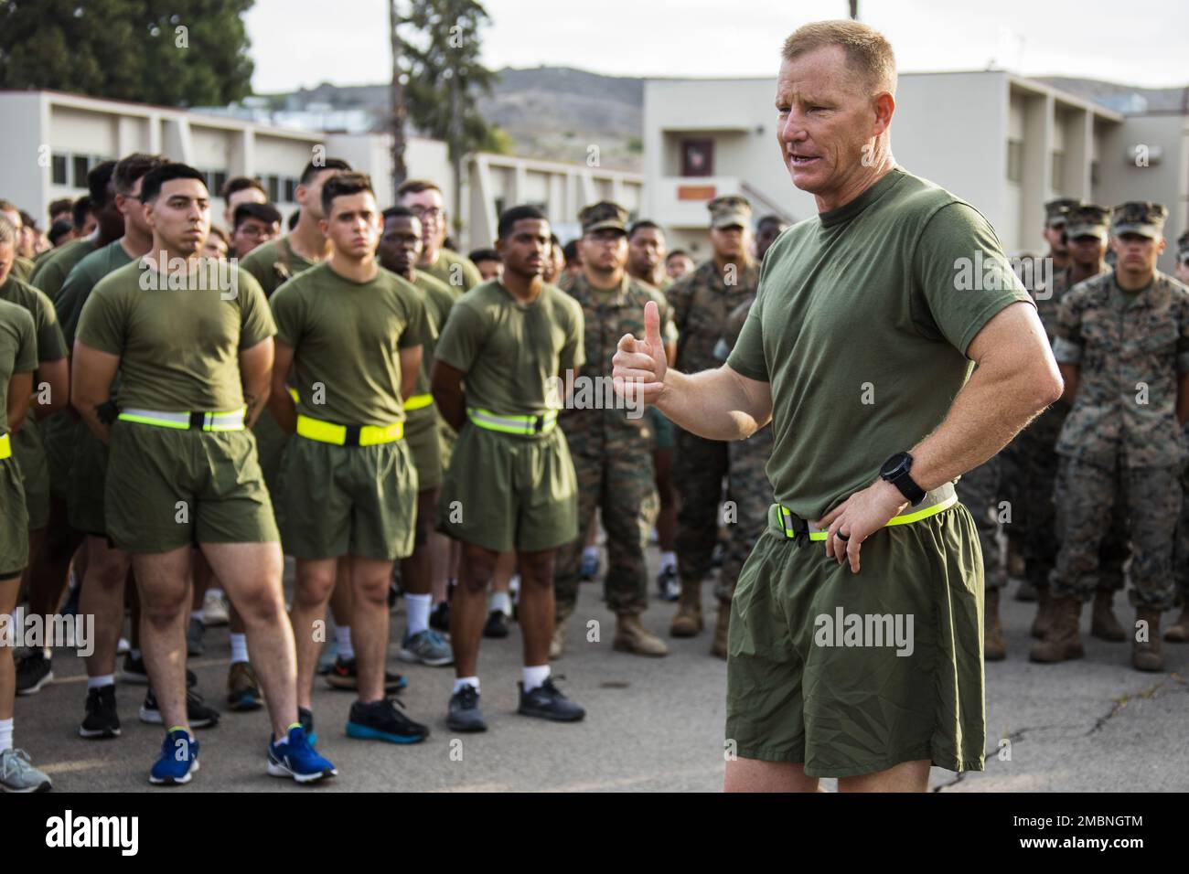 U.S. Marine Corps Col. Siebrand Niewenhous, commanding officer of 1st ...