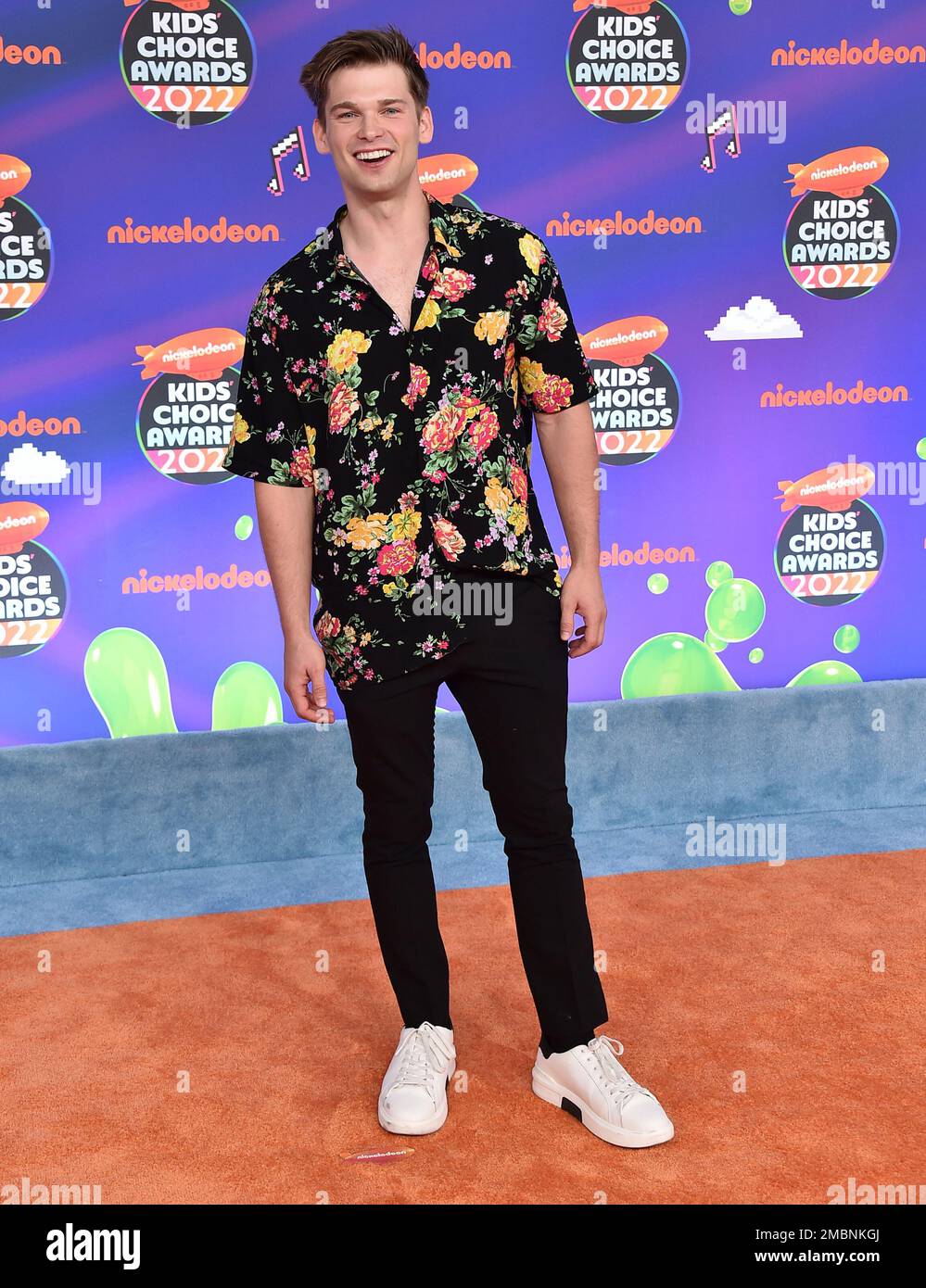 Layne Herrin arrives at the Kids Choice Awards on Saturday, April 9 ...