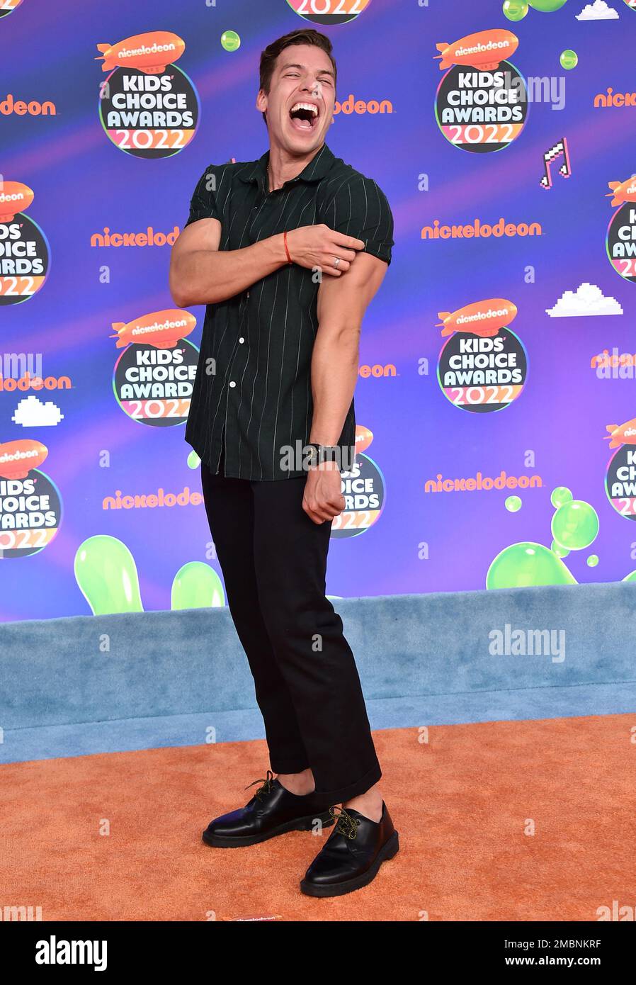 Joseph Baena arrives at the Kids Choice Awards on Saturday, April 9 ...
