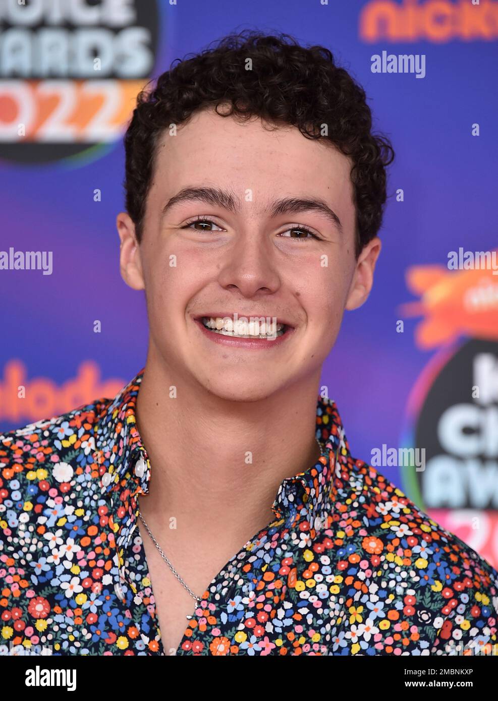 Caleb Brown arrives at the Kids Choice Awards on Saturday, April 9 ...