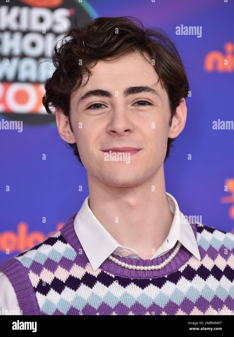 Anton Starkman arrives at the Kids Choice Awards on Saturday, April 9, 2022, at the Barker ...