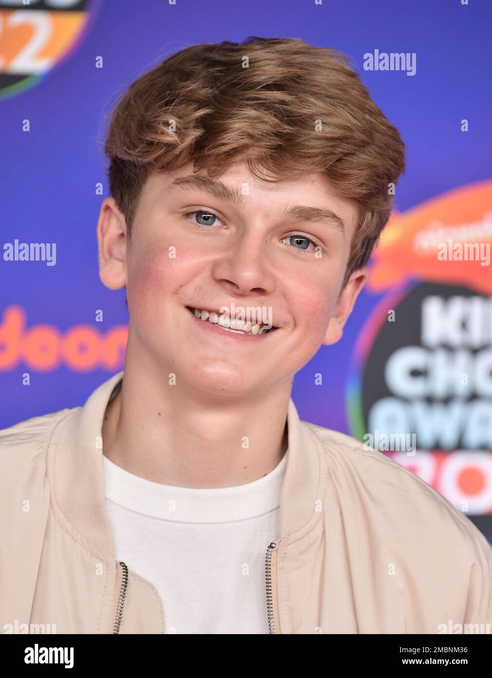 Mitchell Berg arrives at the Kids Choice Awards on Saturday, April 9 ...