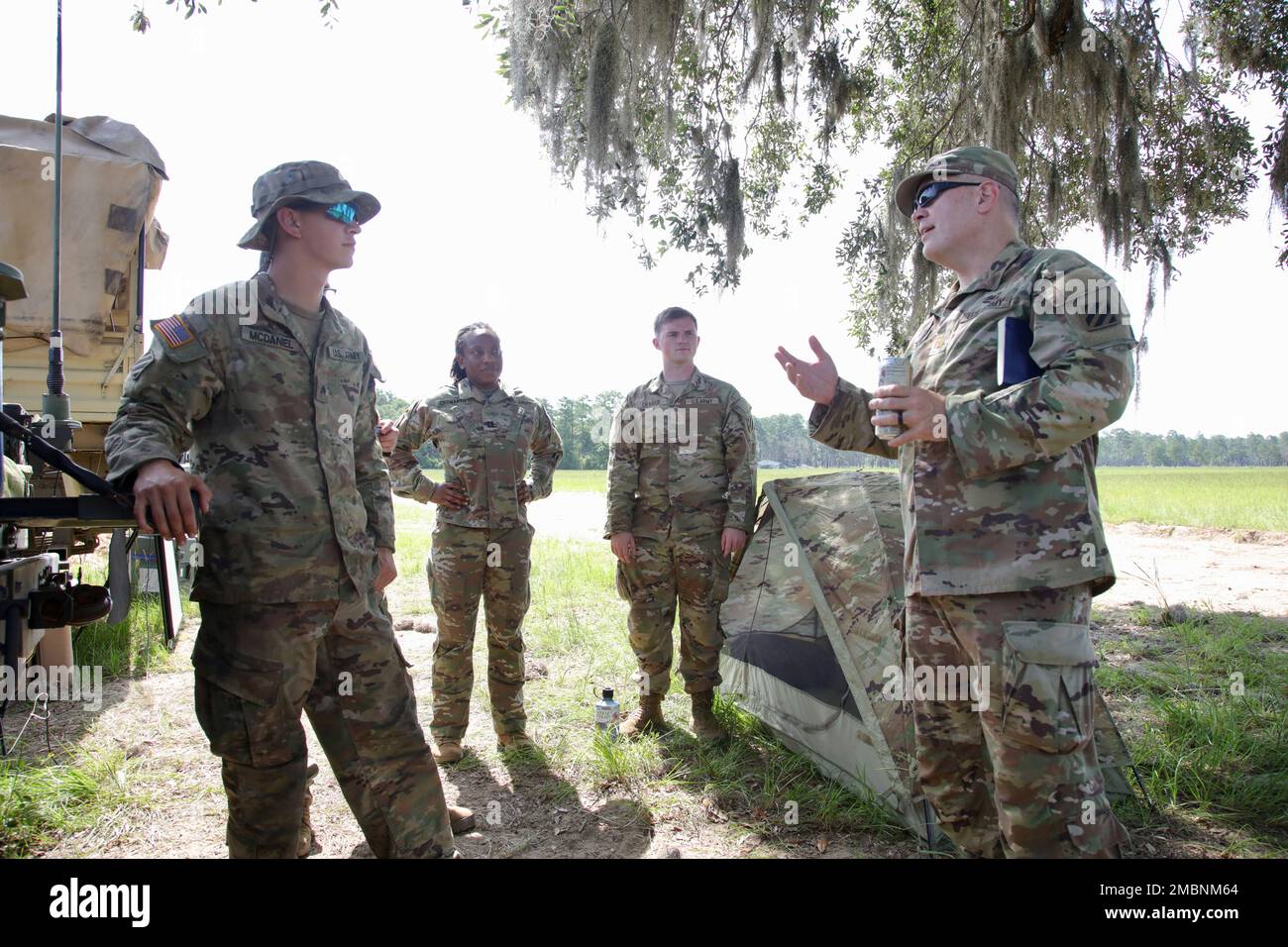 Major Brian Mize, 48th Infantry Brigade Combat Team chaplain, visits ...