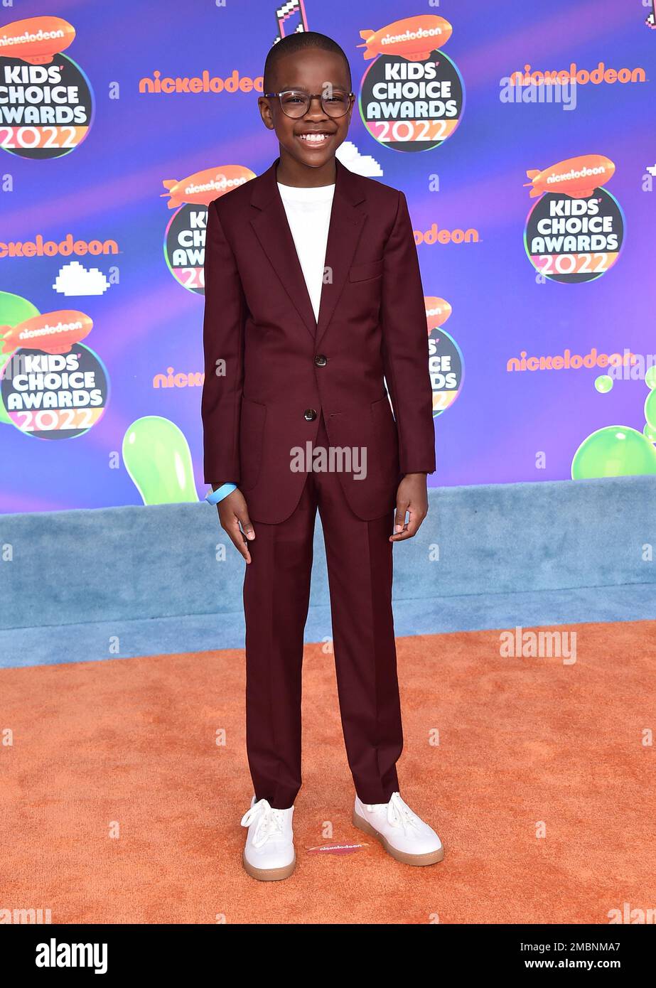 Orion Jean arrives at the Kids Choice Awards on Saturday, April 9, 2022 ...