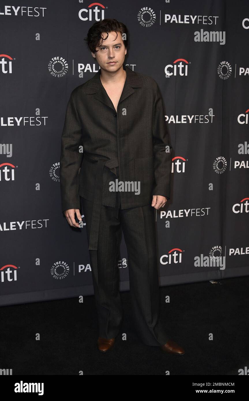 Cole Sprouse attends a screening of "Riverdale," during PaleyFest ...