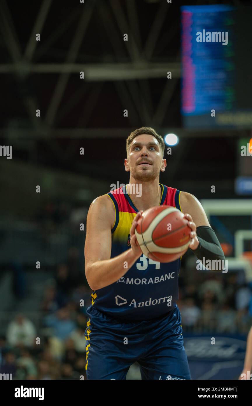 Andorra La Vella, Andorra : January 20, 2023 : Marin Maric of Mora Banc ...