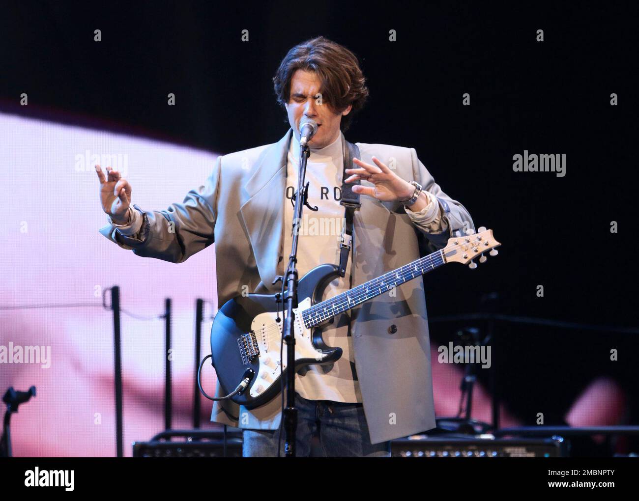 John Mayer Performs during the SOB Rock Tour on Friday, April 8, 2022 ...
