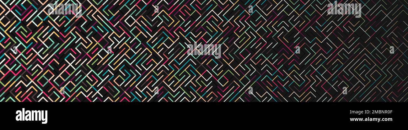 Color rotated lines background generative pattern illustration Stock ...