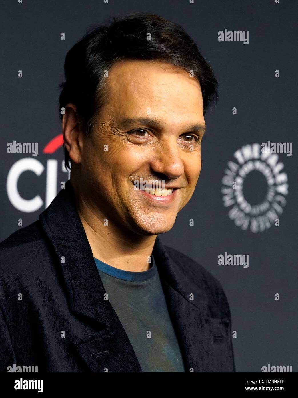 Ralph Macchio poses at a screening of the Netflix show "Cobra Kai ...