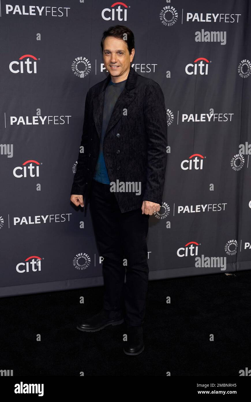 Ralph Macchio poses at a screening of the Netflix show "Cobra Kai ...