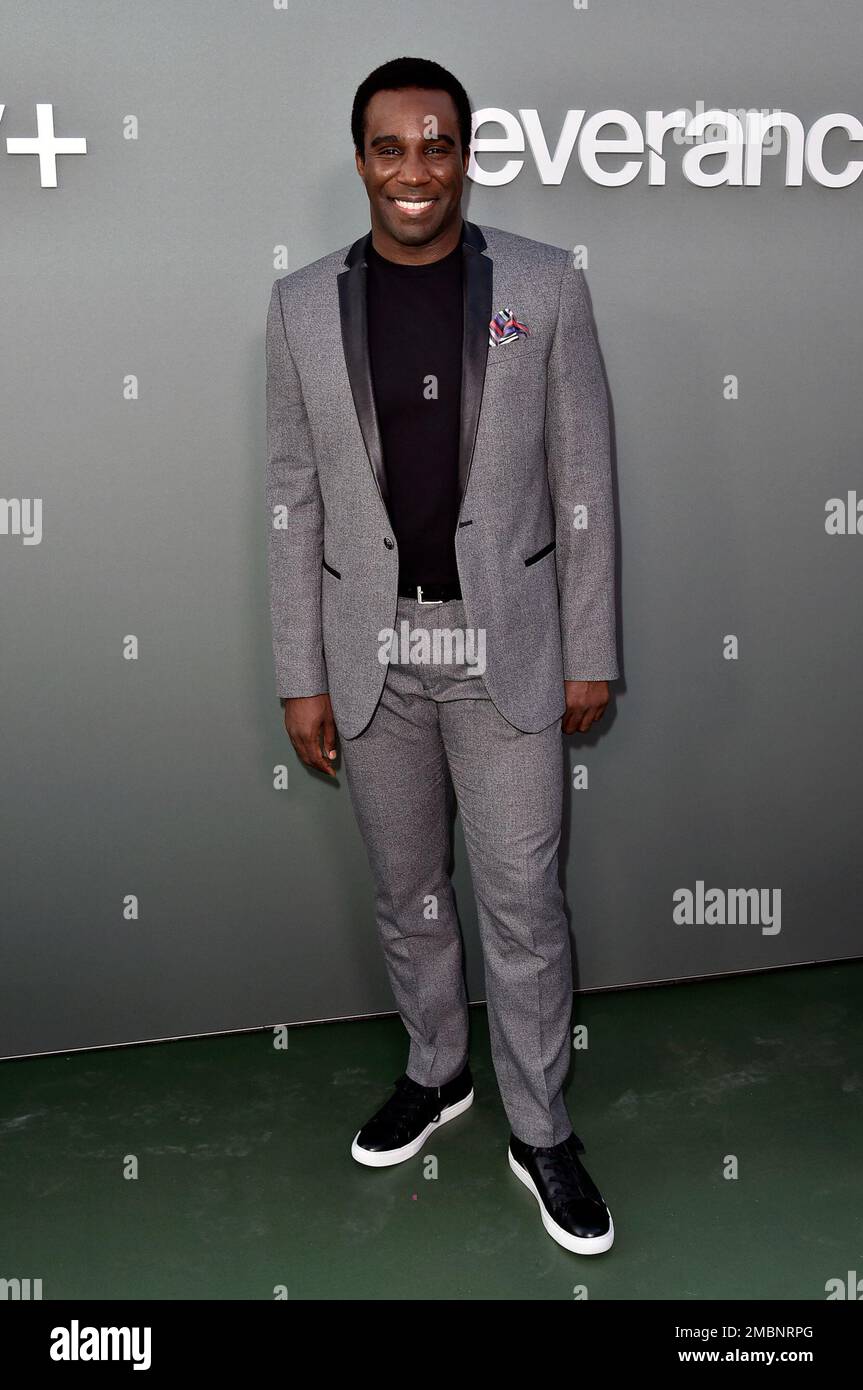 Tramell Tillman arrives at the global premiere of "Severance" on Friday ...