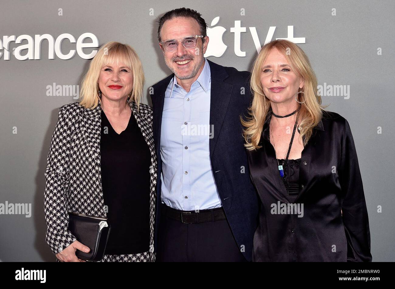 Patricia Arquette, from left, David Arquette and Rosanna Arquette ...