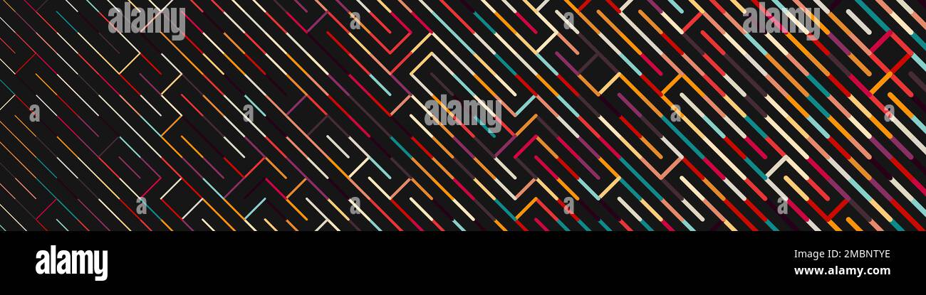 Color rotated lines background generative pattern illustration Stock ...