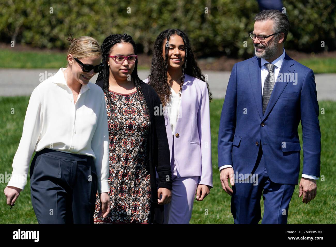 Judge Ketanji Brown Jackson's husband Dr. Patrick Jackson, right, and ...