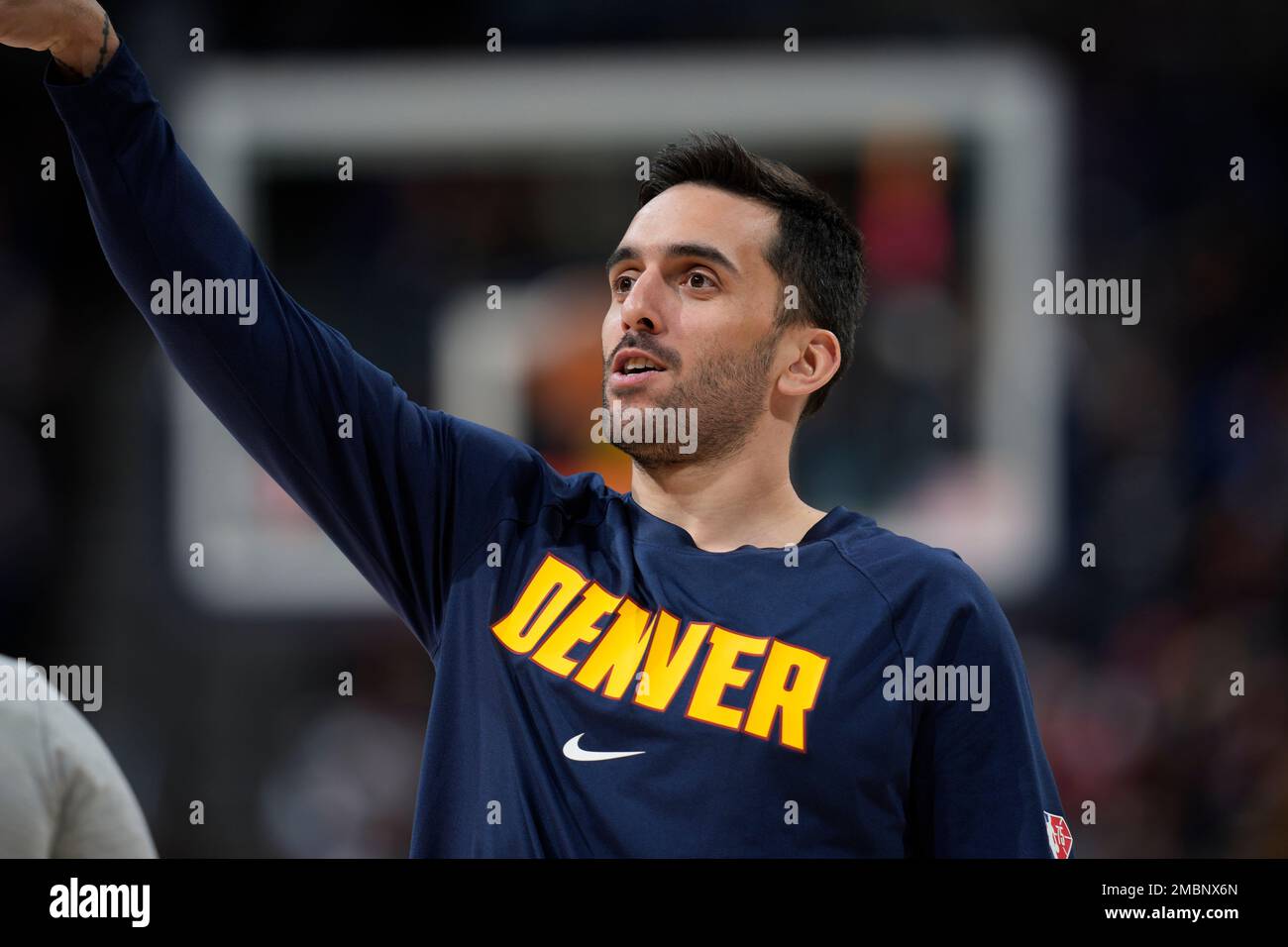 Denver Nuggets guard Facundo Campazzo (7) in the second half of an NBA ...