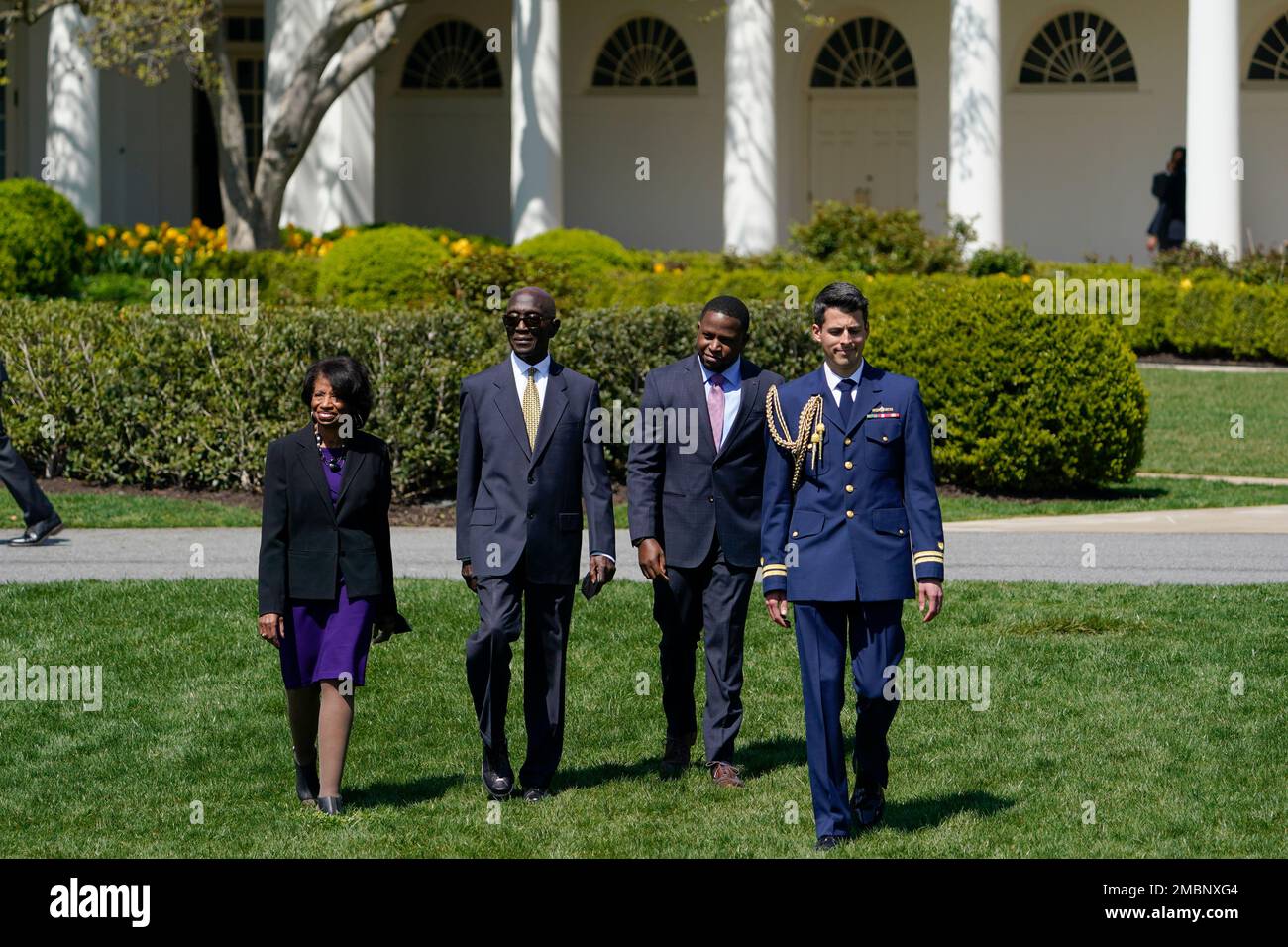 Judge Ketanji Brown Jackson's mother Ellery Brown, left, father Johnny ...