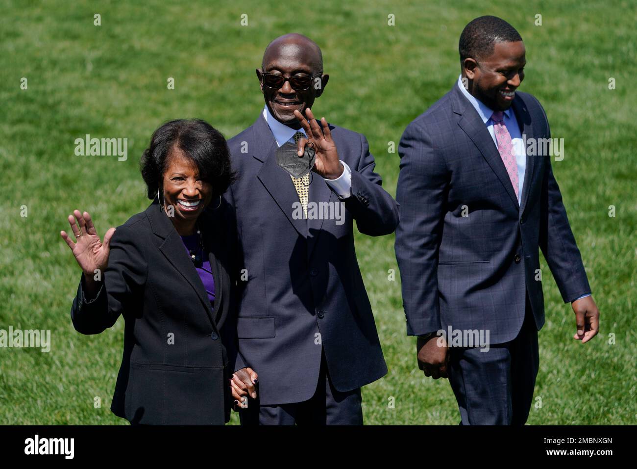 Judge Ketanji Brown Jackson's mother Ellery Brown, left, father Johnny ...