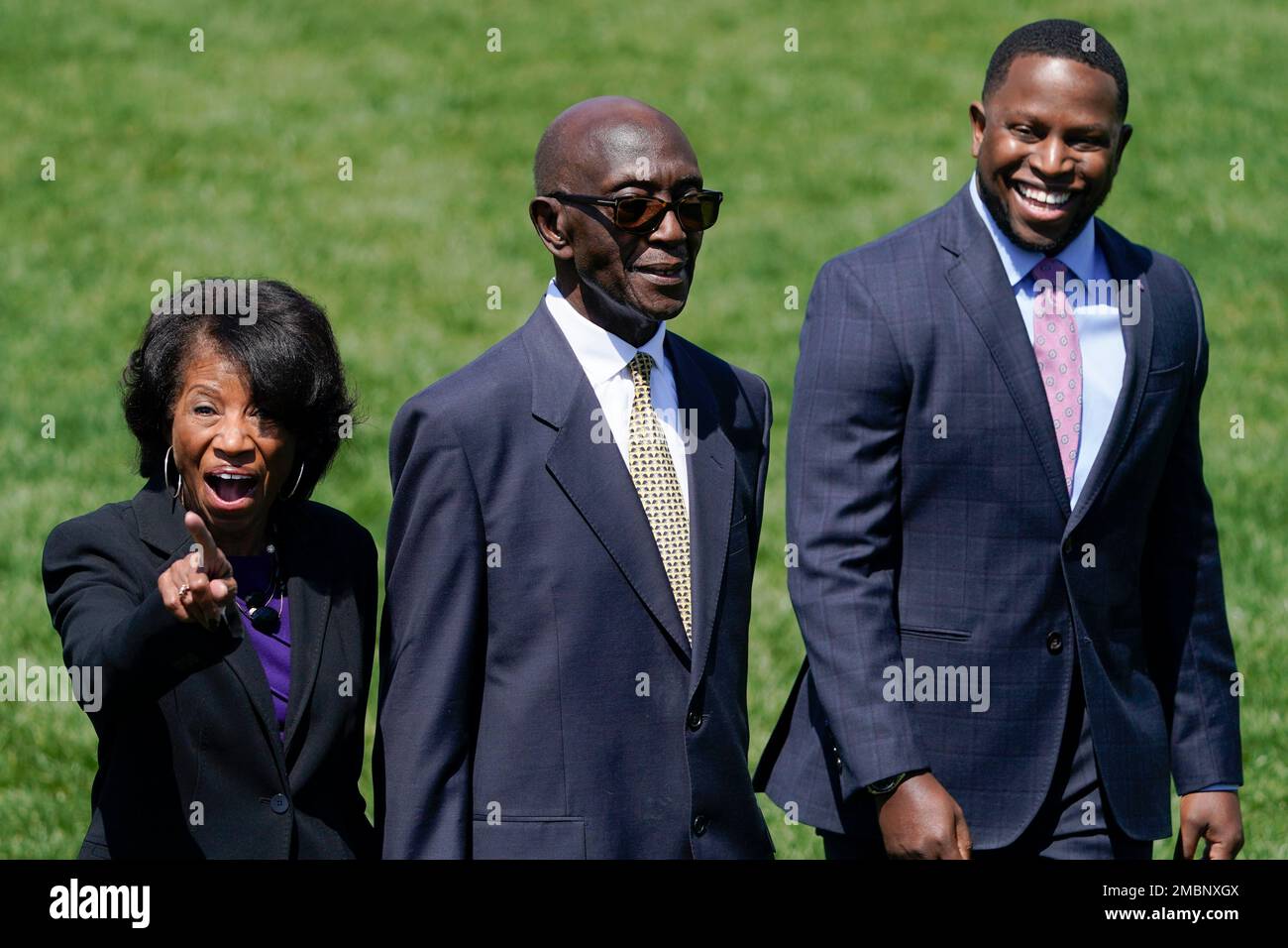 Judge Ketanji Brown Jackson's mother Ellery Brown, left, father Johnny ...