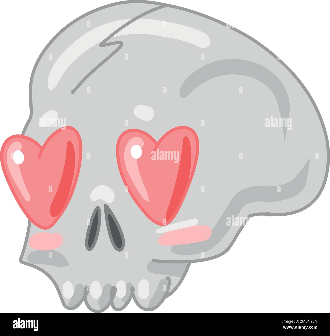 Skull shaped Stock Vector Images - Alamy