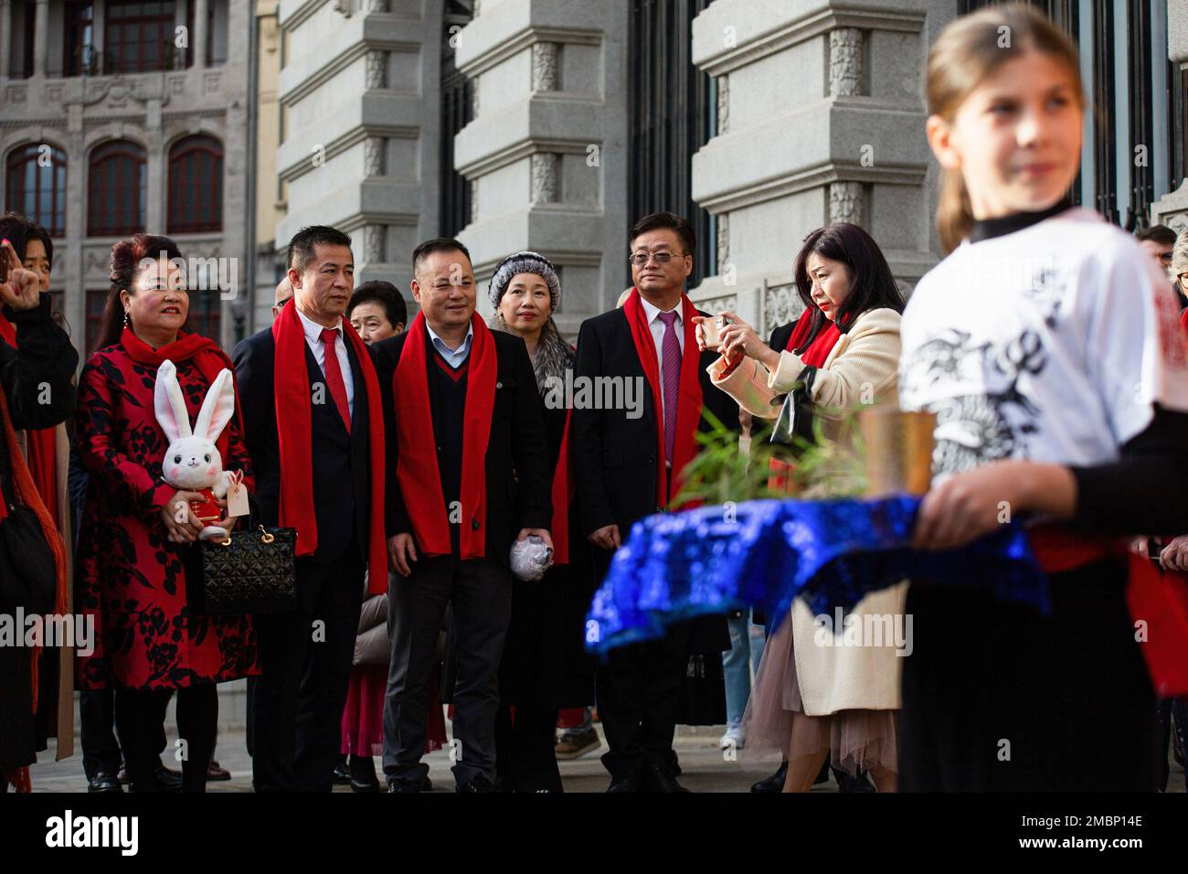 Porto, Portugal. 20th Jan, 2023. Chinese diplomatic members in Portugal ...