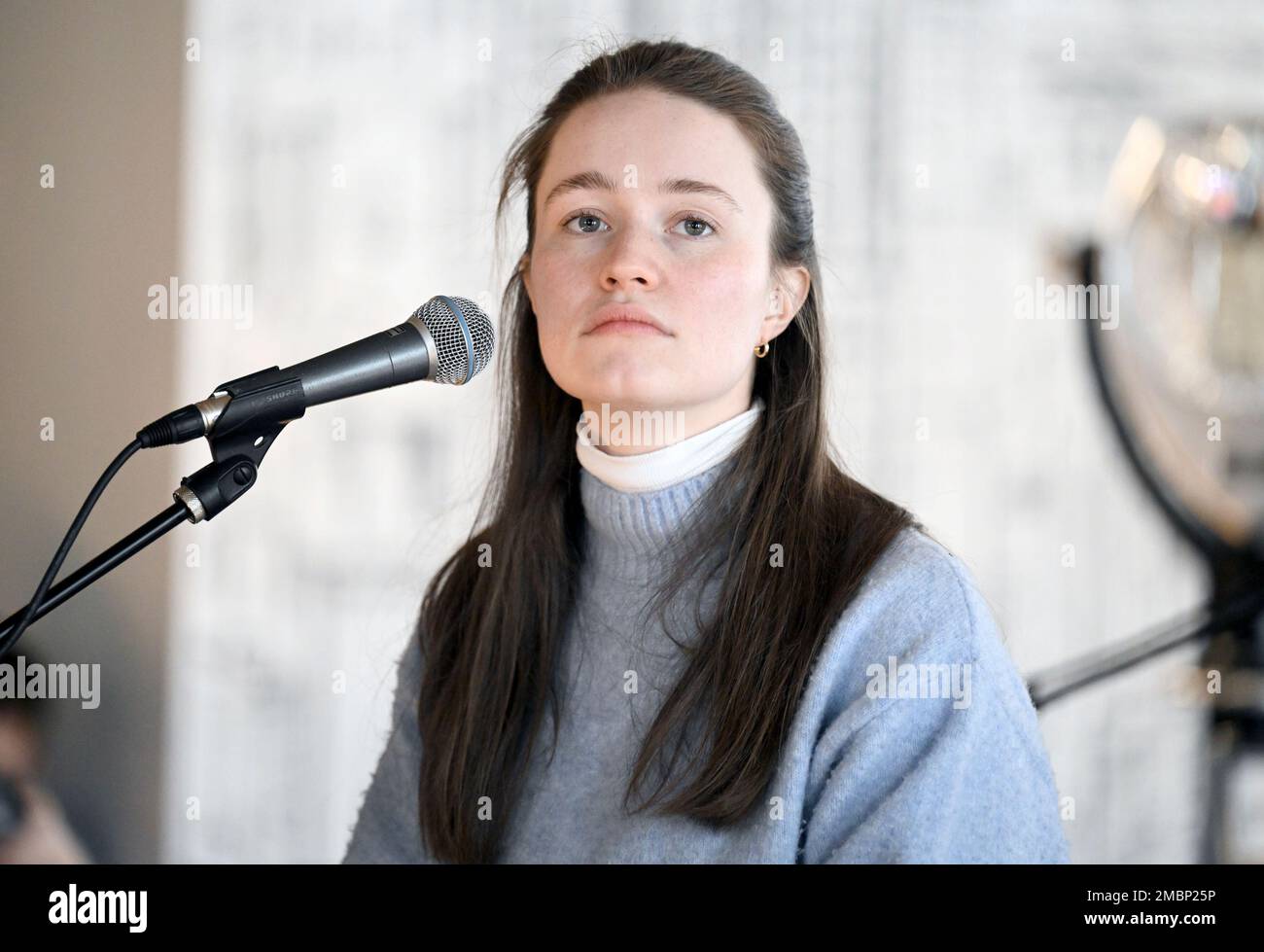 Norwegian singer-songwriter Sigrid performs at the Empire State ...