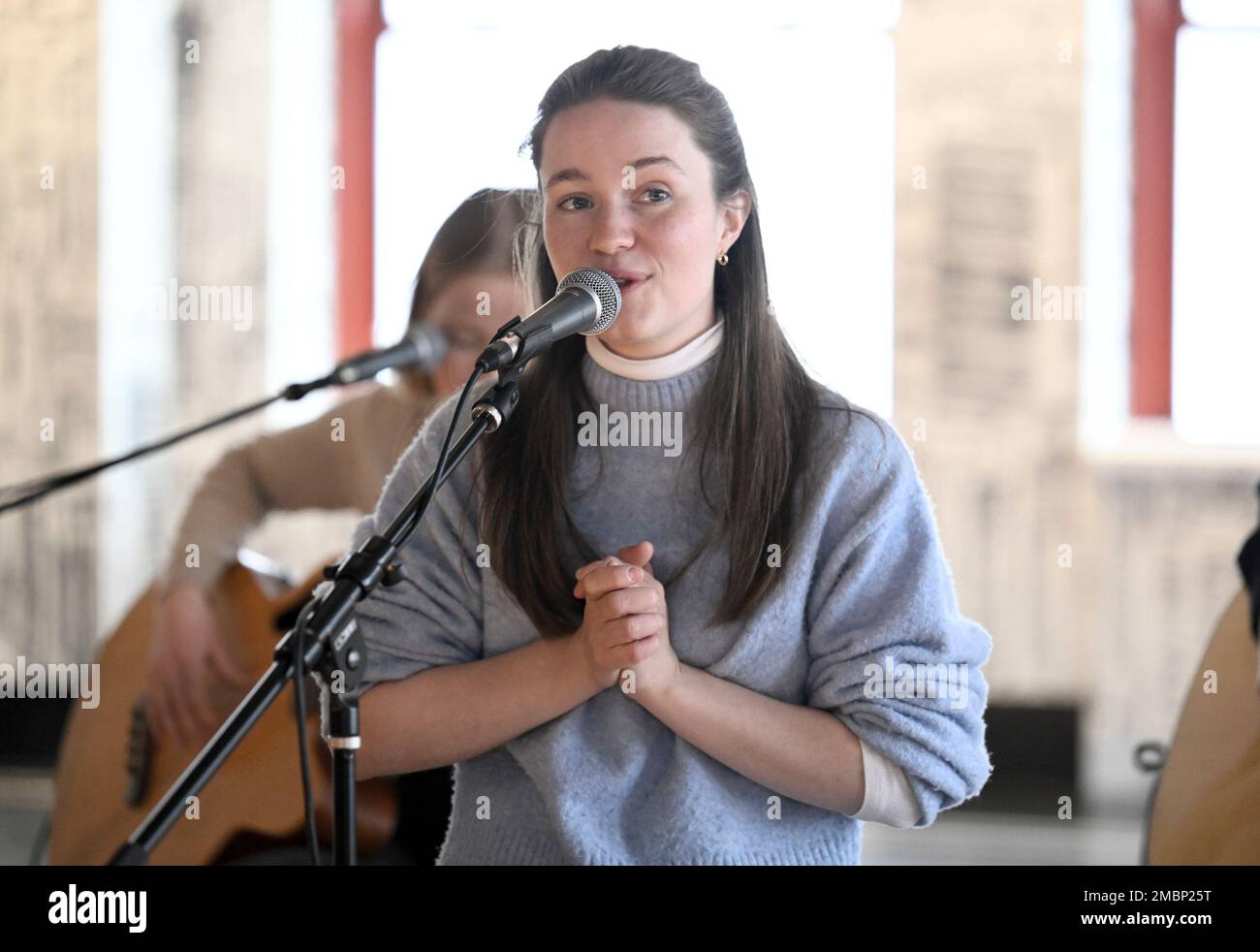 Norwegian singer-songwriter Sigrid performs at the Empire State ...