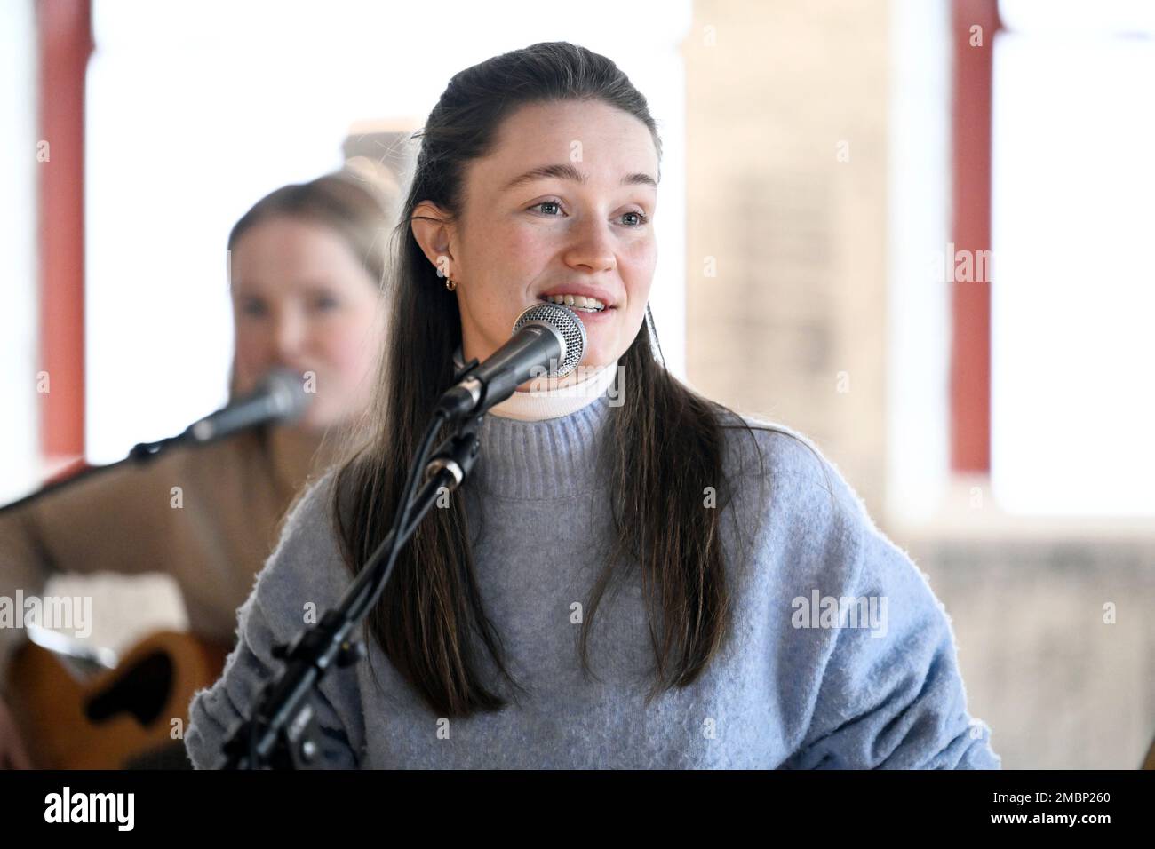 Norwegian singer-songwriter Sigrid performs at the Empire State ...