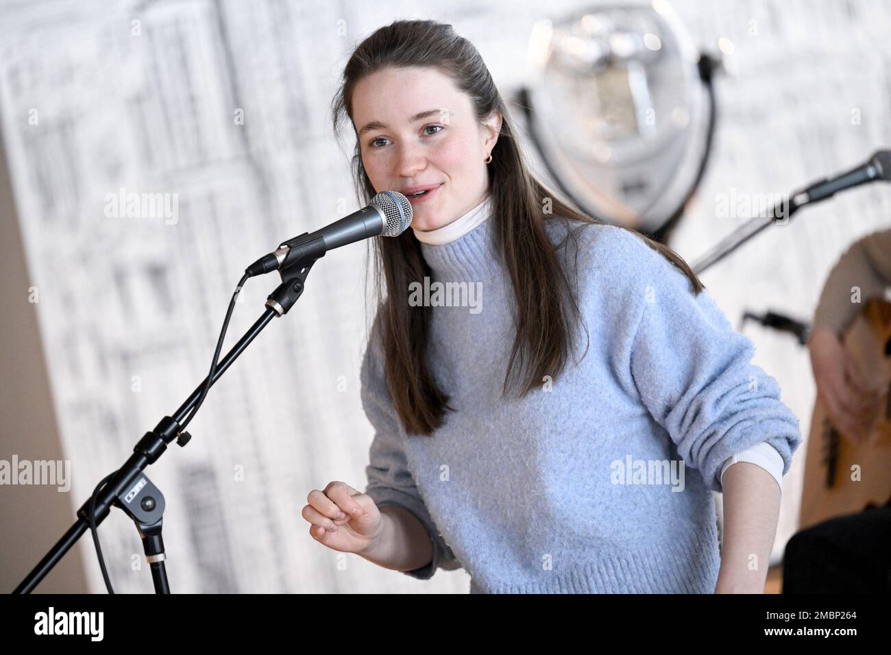 Norwegian singer-songwriter Sigrid performs at the Empire State ...