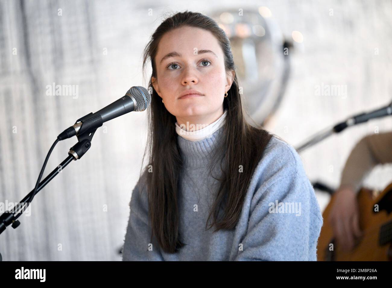 Norwegian singer-songwriter Sigrid performs at the Empire State ...