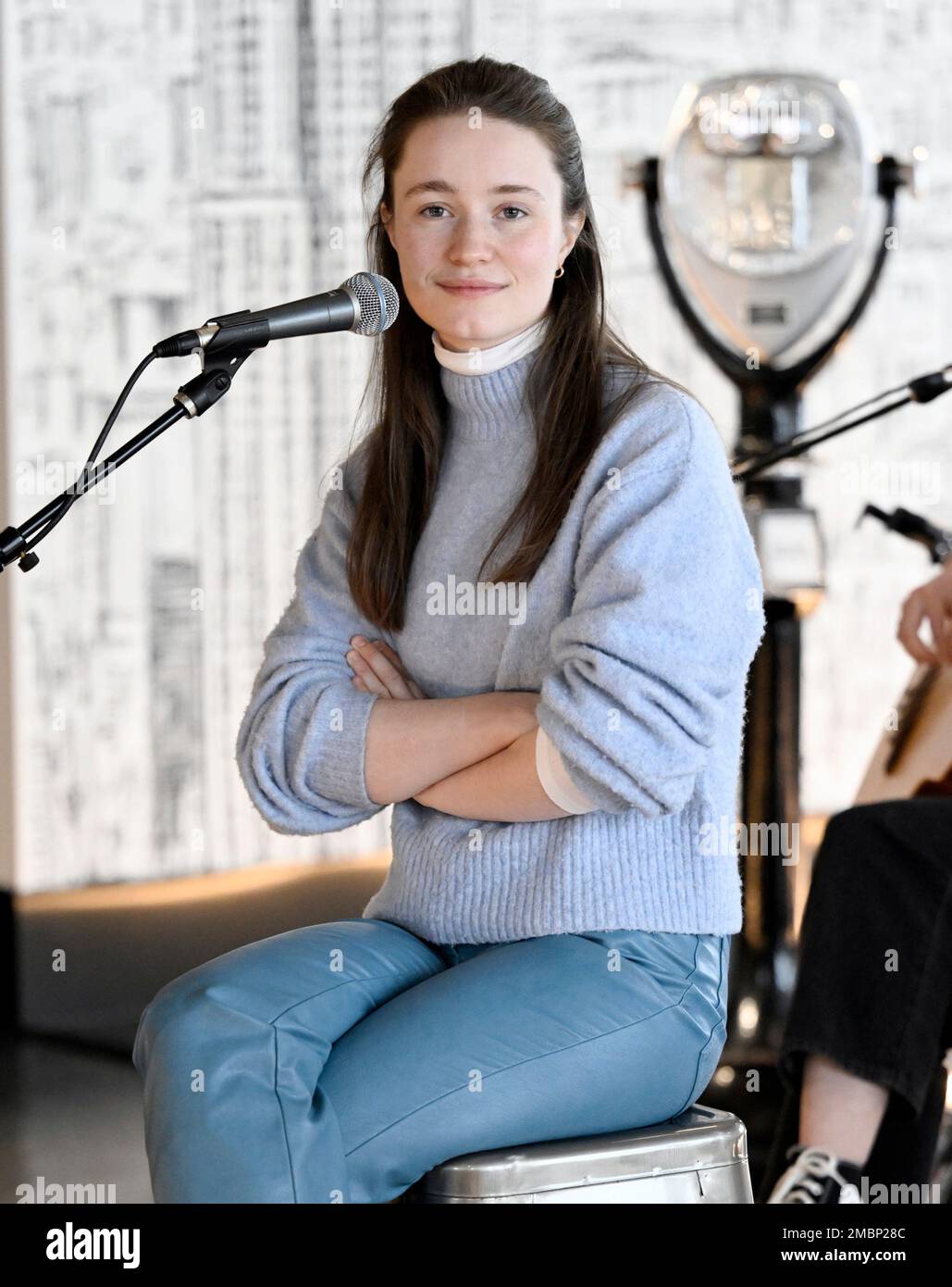 Norwegian singer-songwriter Sigrid performs at the Empire State ...