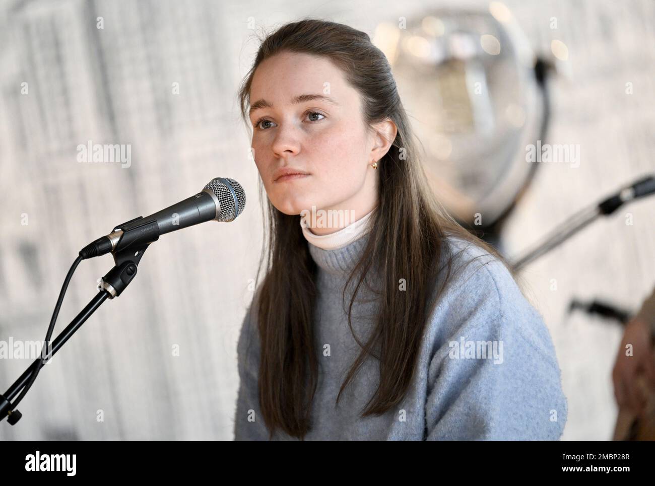 Norwegian singer-songwriter Sigrid performs at the Empire State ...