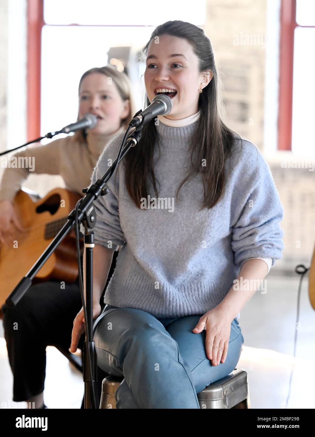 Norwegian singer-songwriter Sigrid performs at the Empire State ...