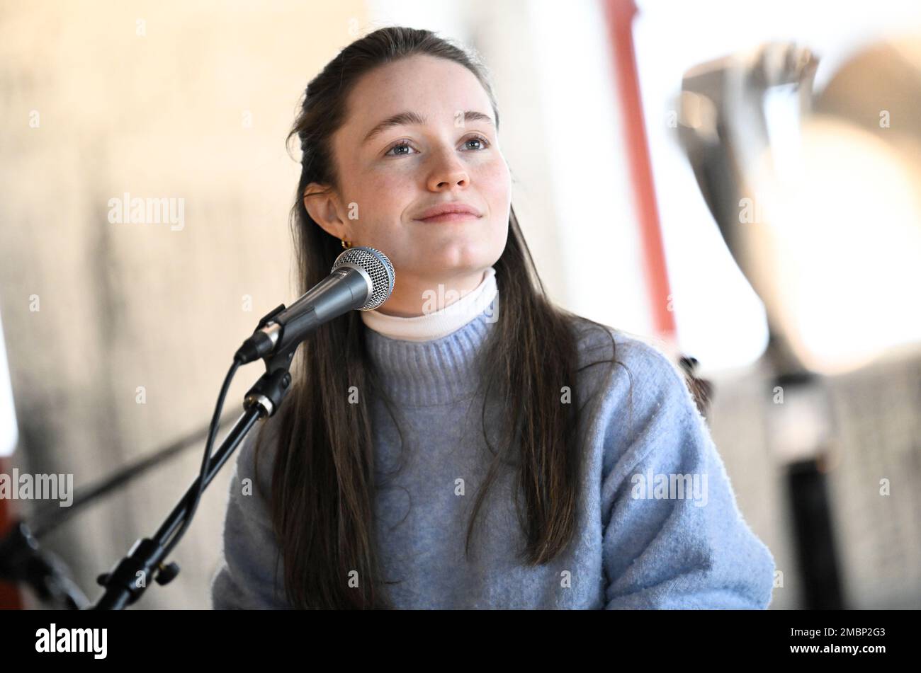 Norwegian singer-songwriter Sigrid performs at the Empire State ...