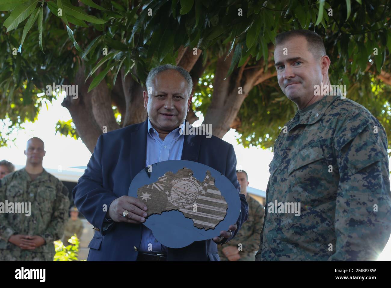 U.S. Marine Corps Col. Christopher Steele, the commanding officer of ...