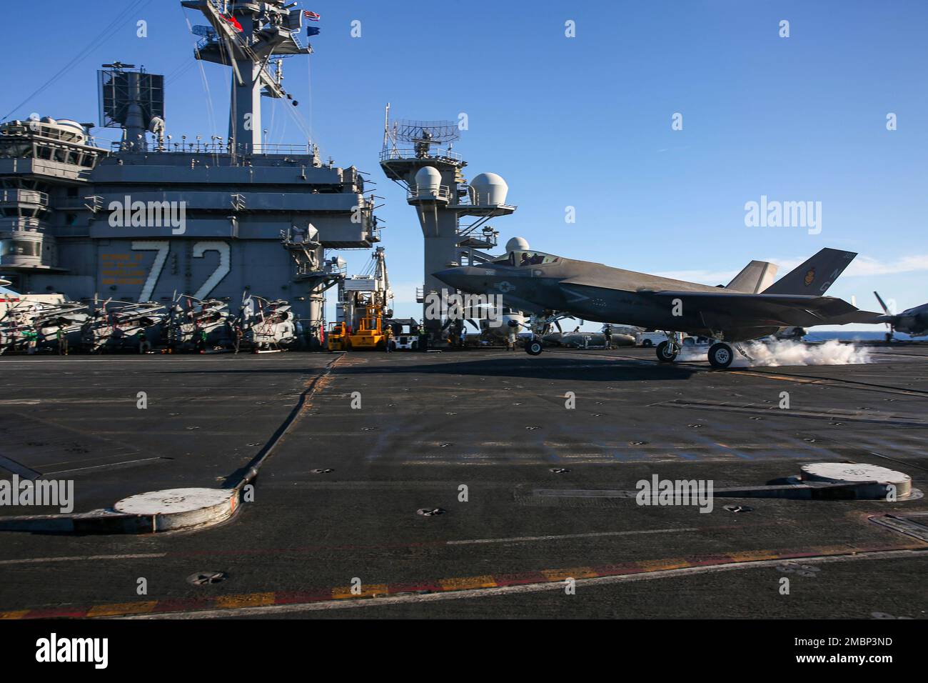 PHILIPPINE SEA (June 18, 2022) An F-35C Lightning II, assigned to the ...