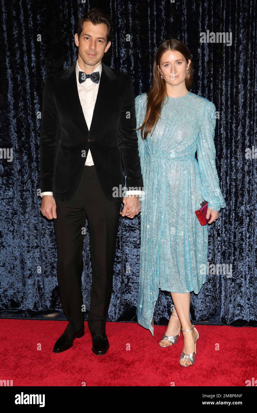 Mark Ronson and Grace Gummer attend Clive Davis' 90th birthday ...