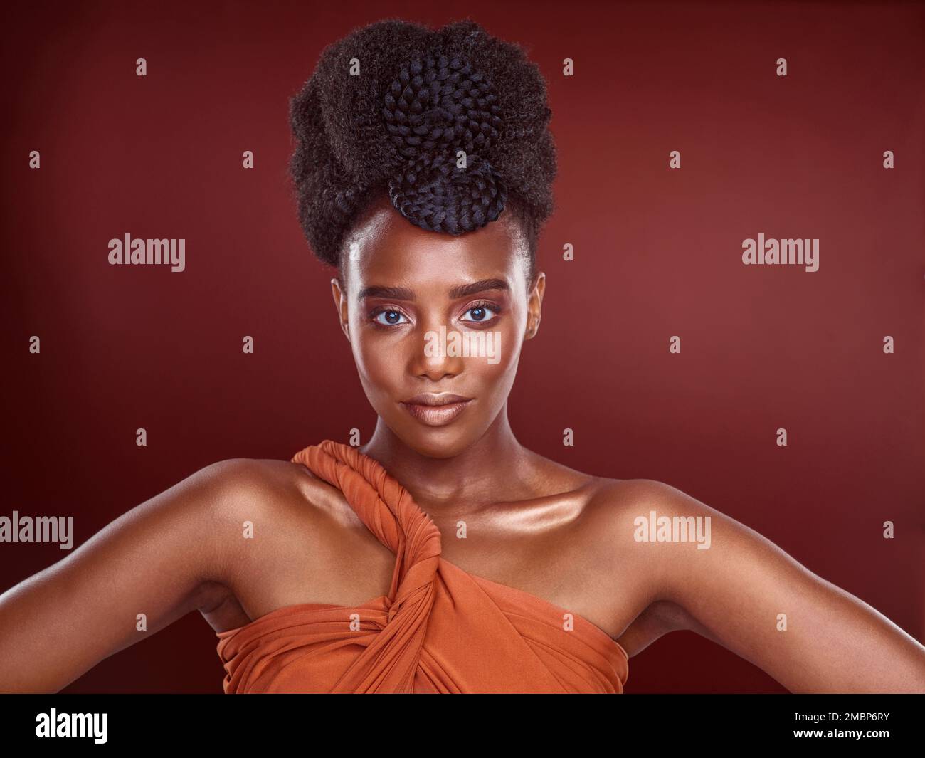 Whatever your look, wear it like you mean it. Cropped portrait of an attractive young woman ...