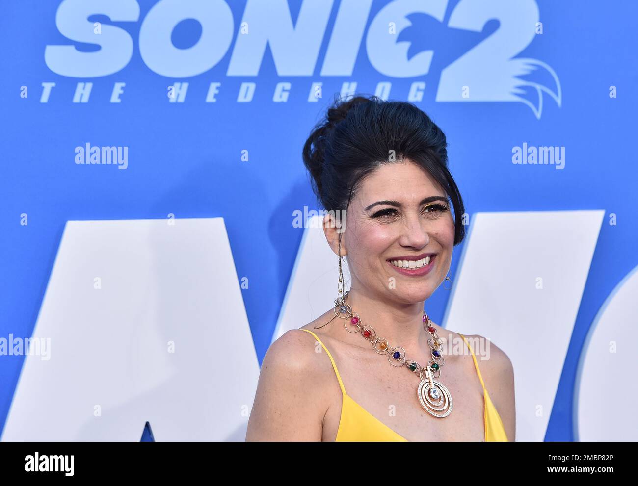 Colleen O'Shaughnessey arrives at the Los Angeles premiere of "Sonic ...