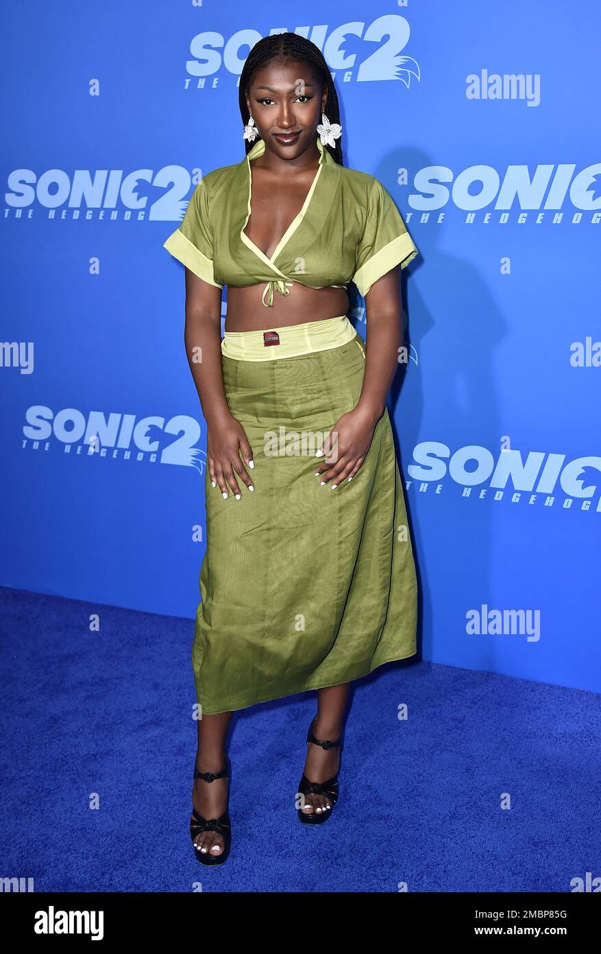 Isan Elba arrives at the Los Angeles premiere of "Sonic The Hedgehog 2 ...