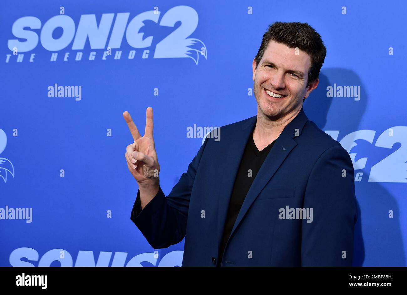Jeff Fowler arrives at the Los Angeles premiere of "Sonic The Hedgehog ...