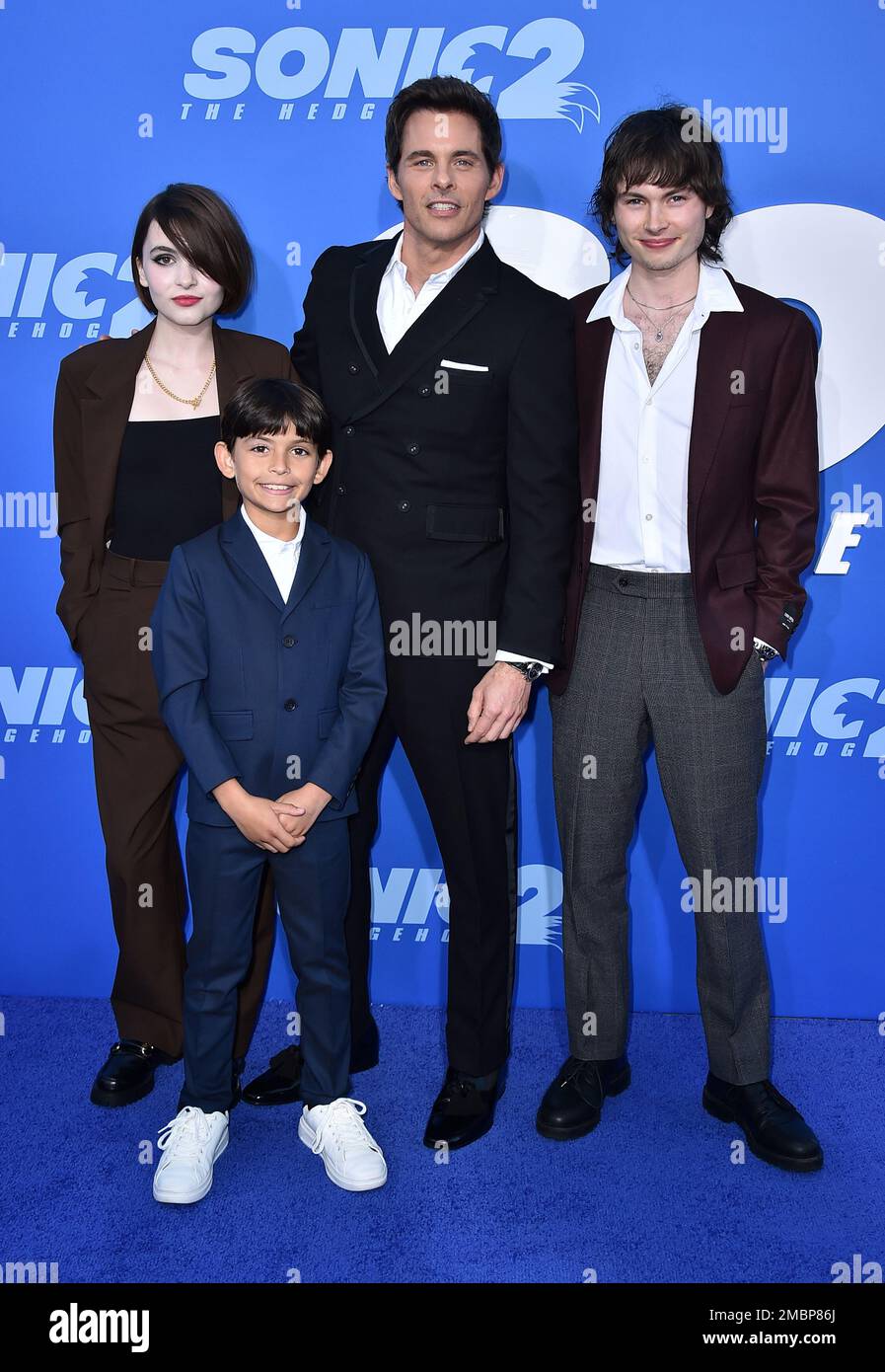 From left, Mary James Marsden, William Luca Costa-Marsden, James ...