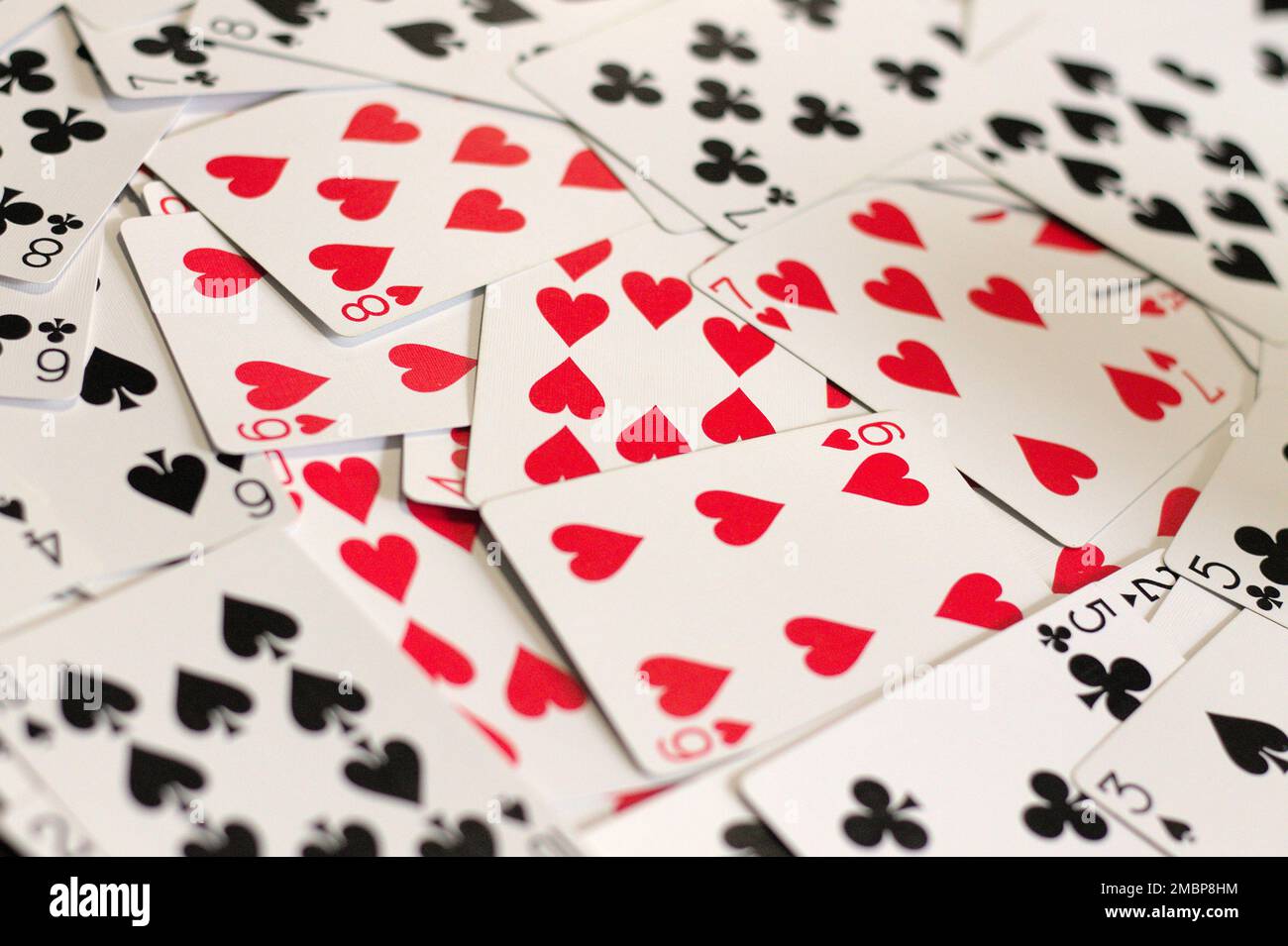 Pile of playing cards hi-res stock photography and images - Alamy