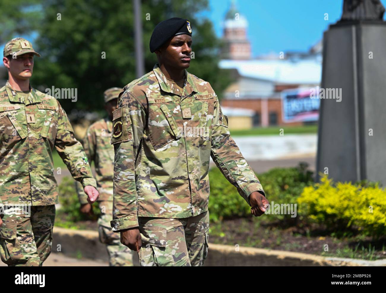 U.S. Air Force Airman 1st Class John Woods, 14th Security Forces ...