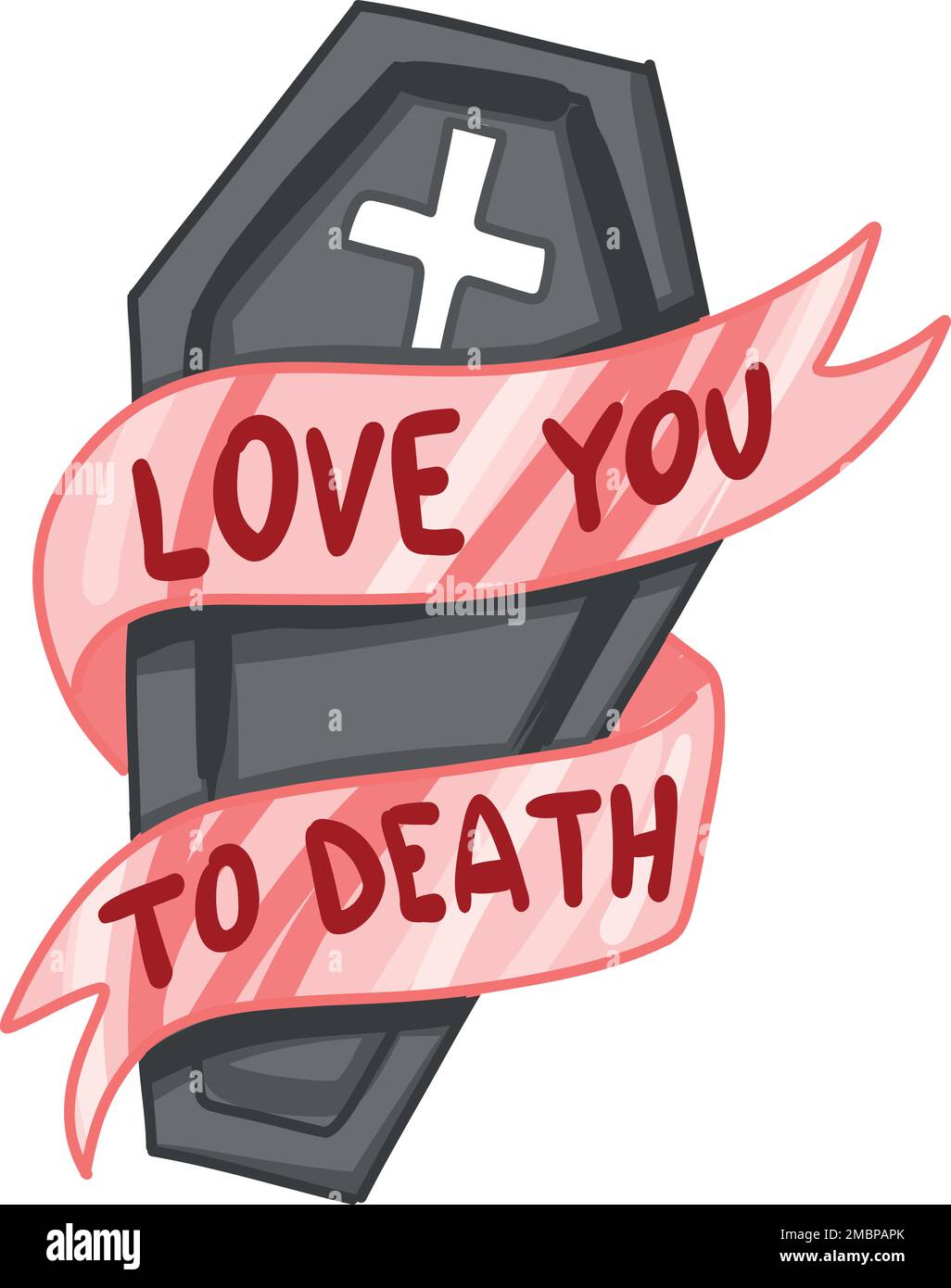 gift with blood, Creepy Valentine clipart, Spooky Valentine, Pastel ...