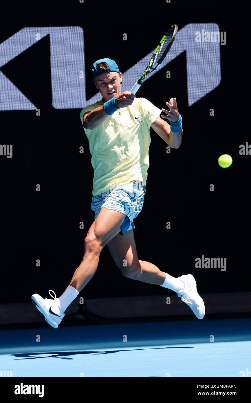 Melbourne, Australia. 21st Jan, 2023. Tennis: Grand Slam - Australian Open, men, singles, 3rd ...