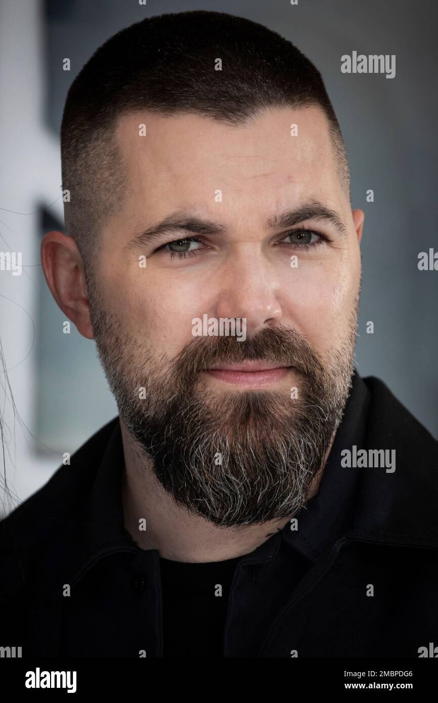 Robert Eggers poses for photographers upon arrival at the premiere of ...