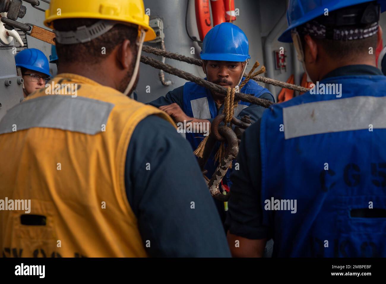 assigned to the Ticonderoga-class guided-missile cruiser USS Leyte Gulf ...