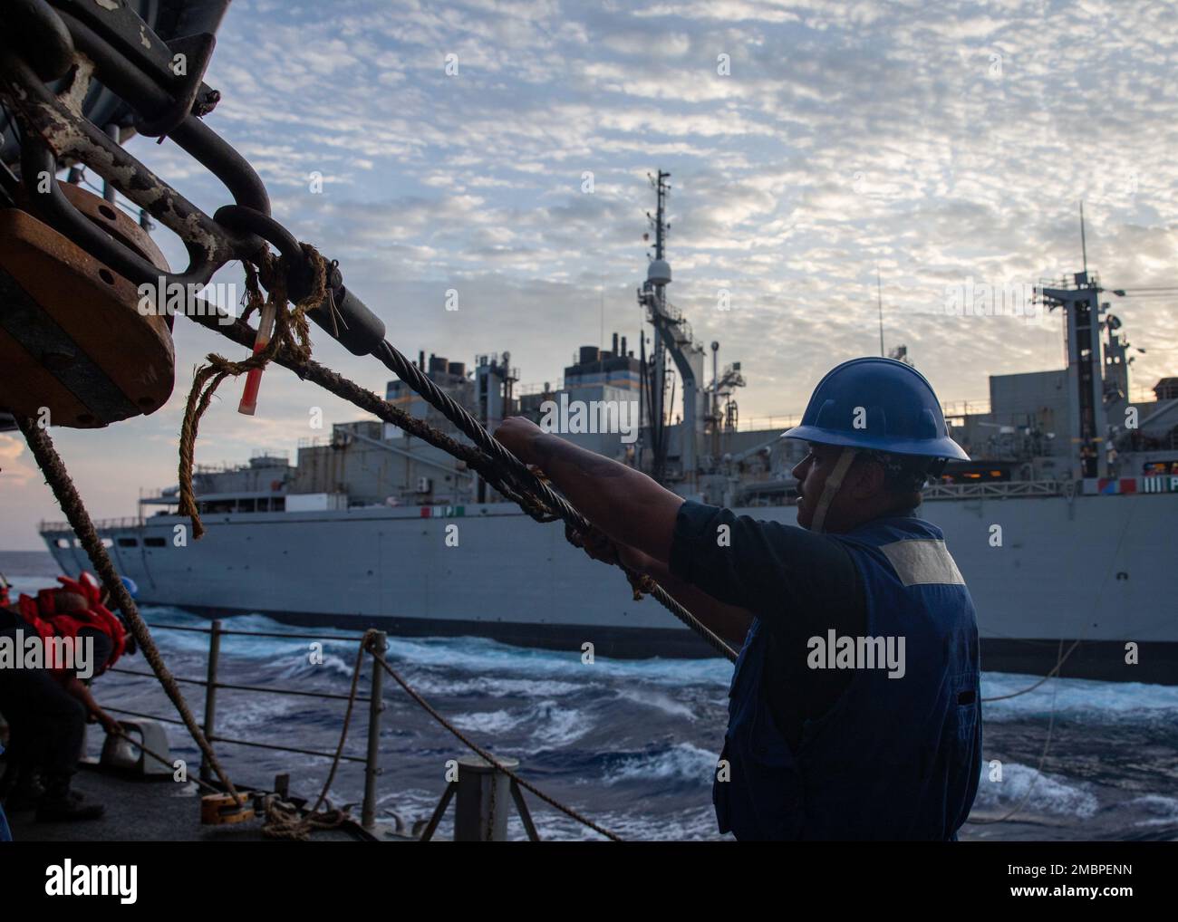 220618-N-TC847-1091 ATLANTIC OCEAN (June 18, 2022) Boatswain’s Mate 3rd ...