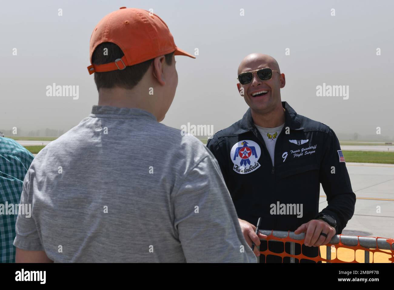 U.S. Air Force Capt. (Dr.) Travis Grindstaff, Thunderbird 9, flight ...